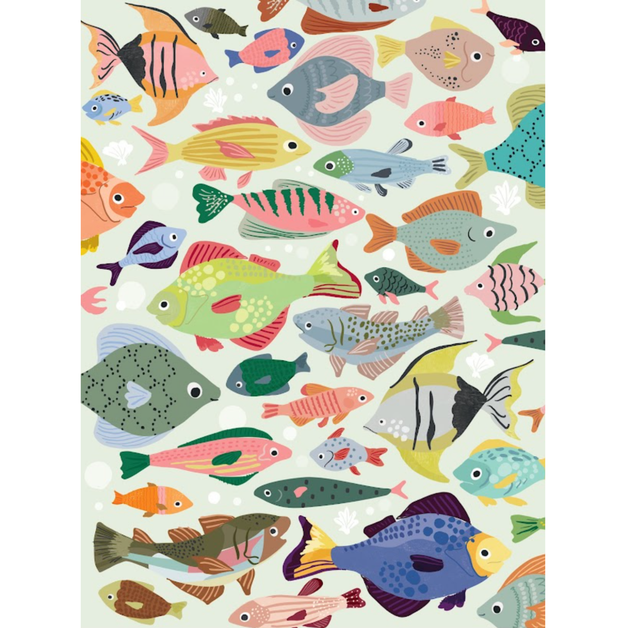 A Sea of Colors 1000 Piece Fish Puzzle – Ana Patricia Boutique